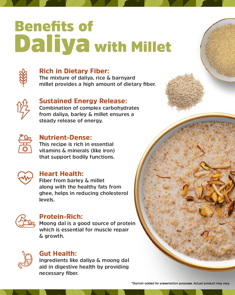 Instant Daliya Mix - Puresome Pantry | Broken Wheat, Barley, Moong Dal ...